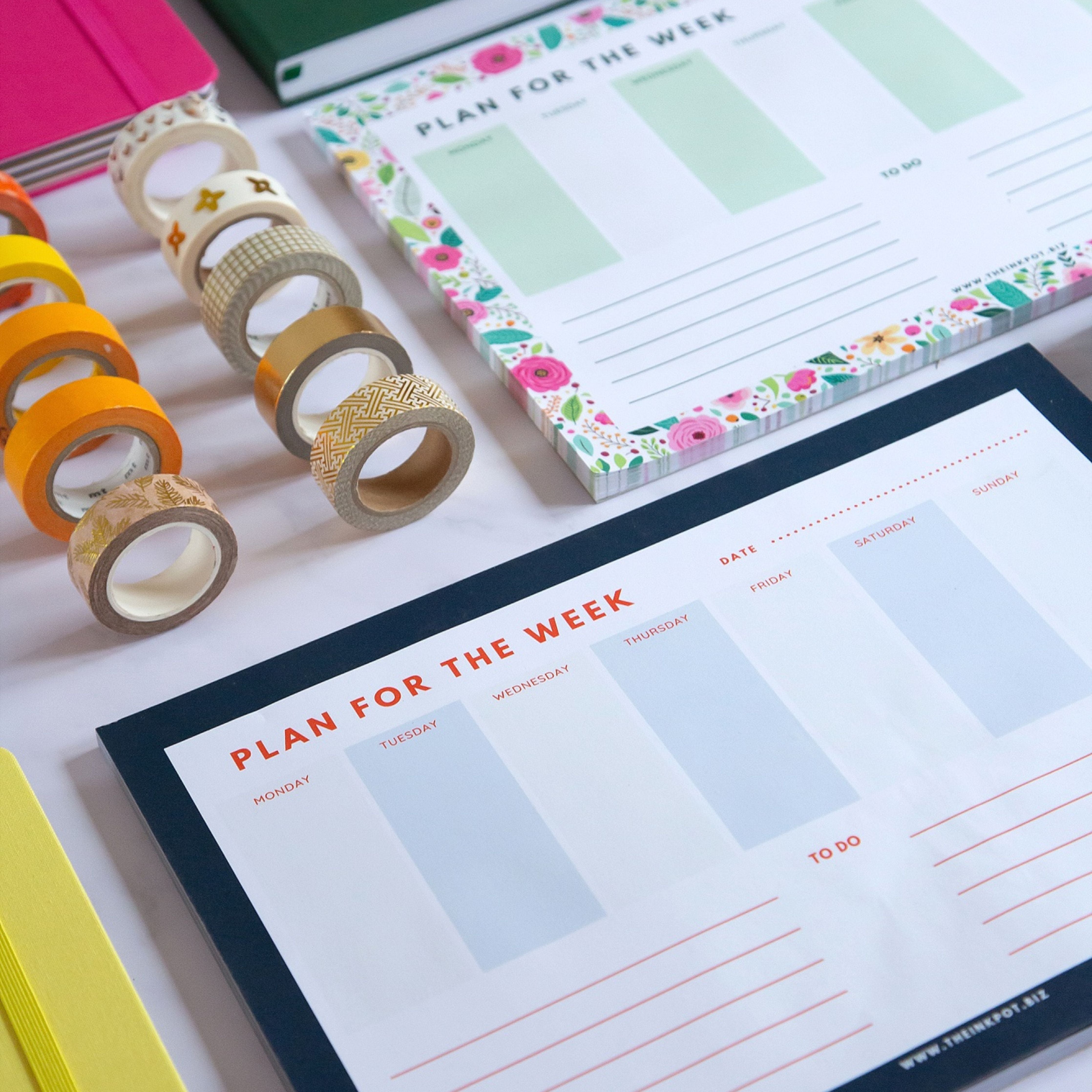 A4 Weekly Planners – The Ink Pot